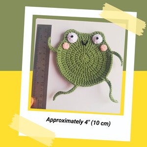 Crochet Frog Coaster Pattern: Easy Farmhouse Decor (english PDF ...