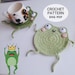 Crochet Frog Coaster Pattern: Easy Farmhouse Decor (english PDF ...