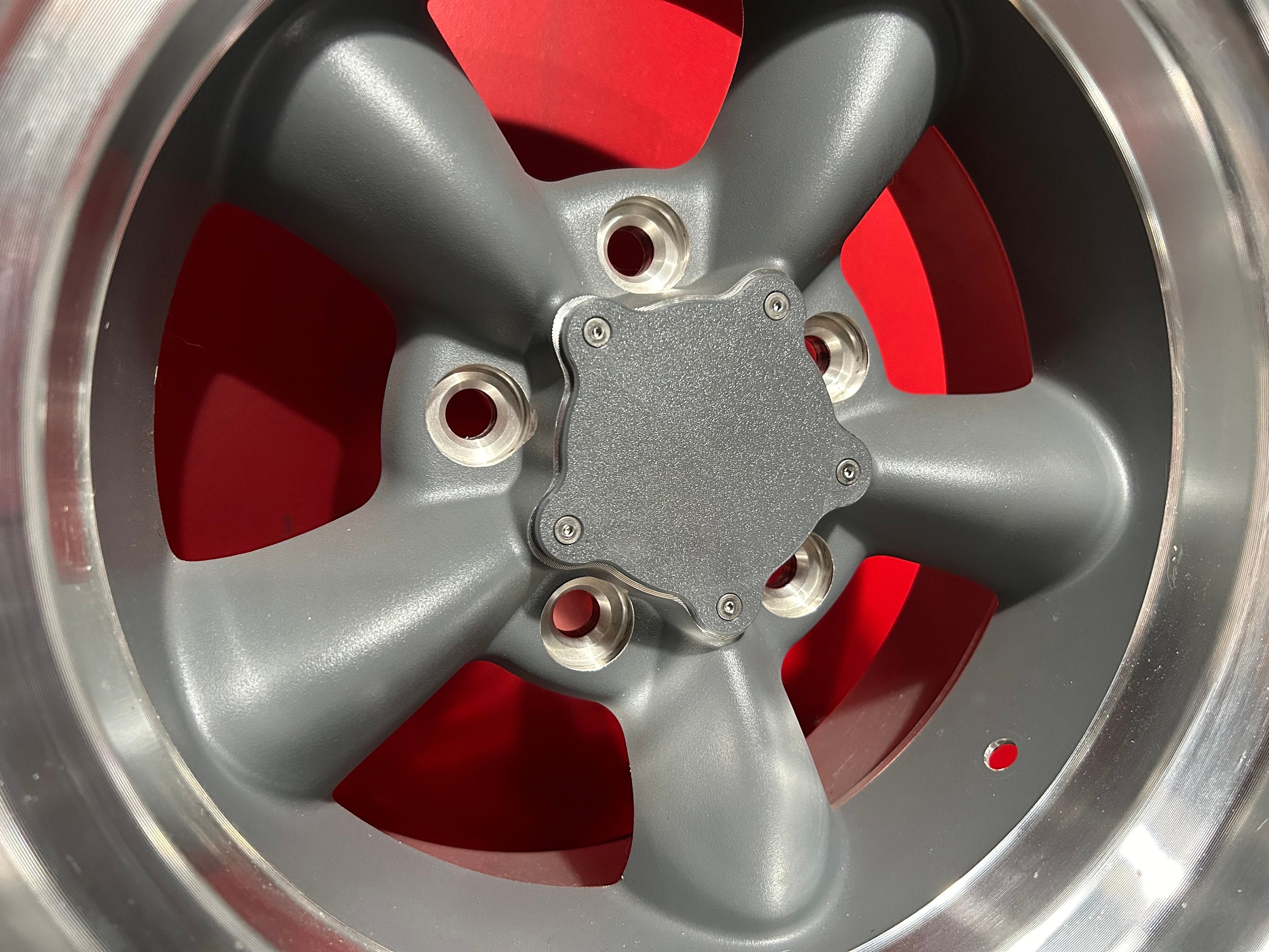 Flat Center Cap Set for American Racing Torq Thrust Wheels 3D Printed ...