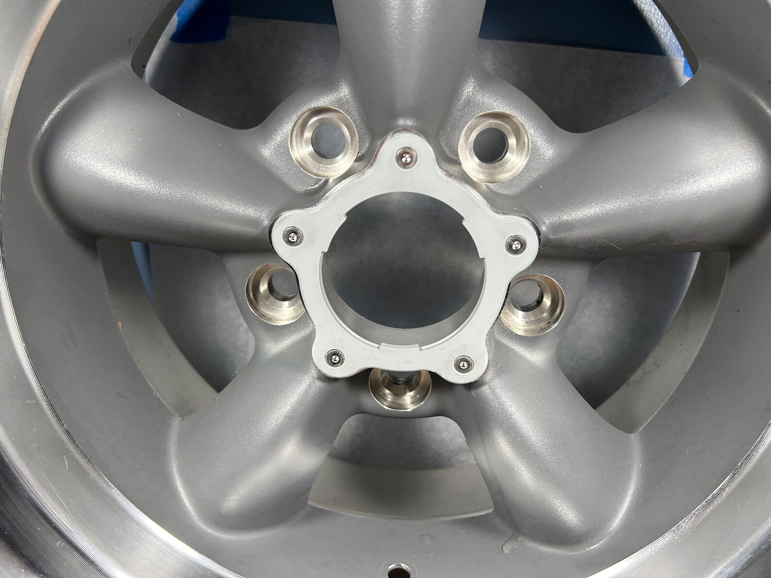 Knock off Tri-bar Spinner Center Cap Set for American Racing Torq ...