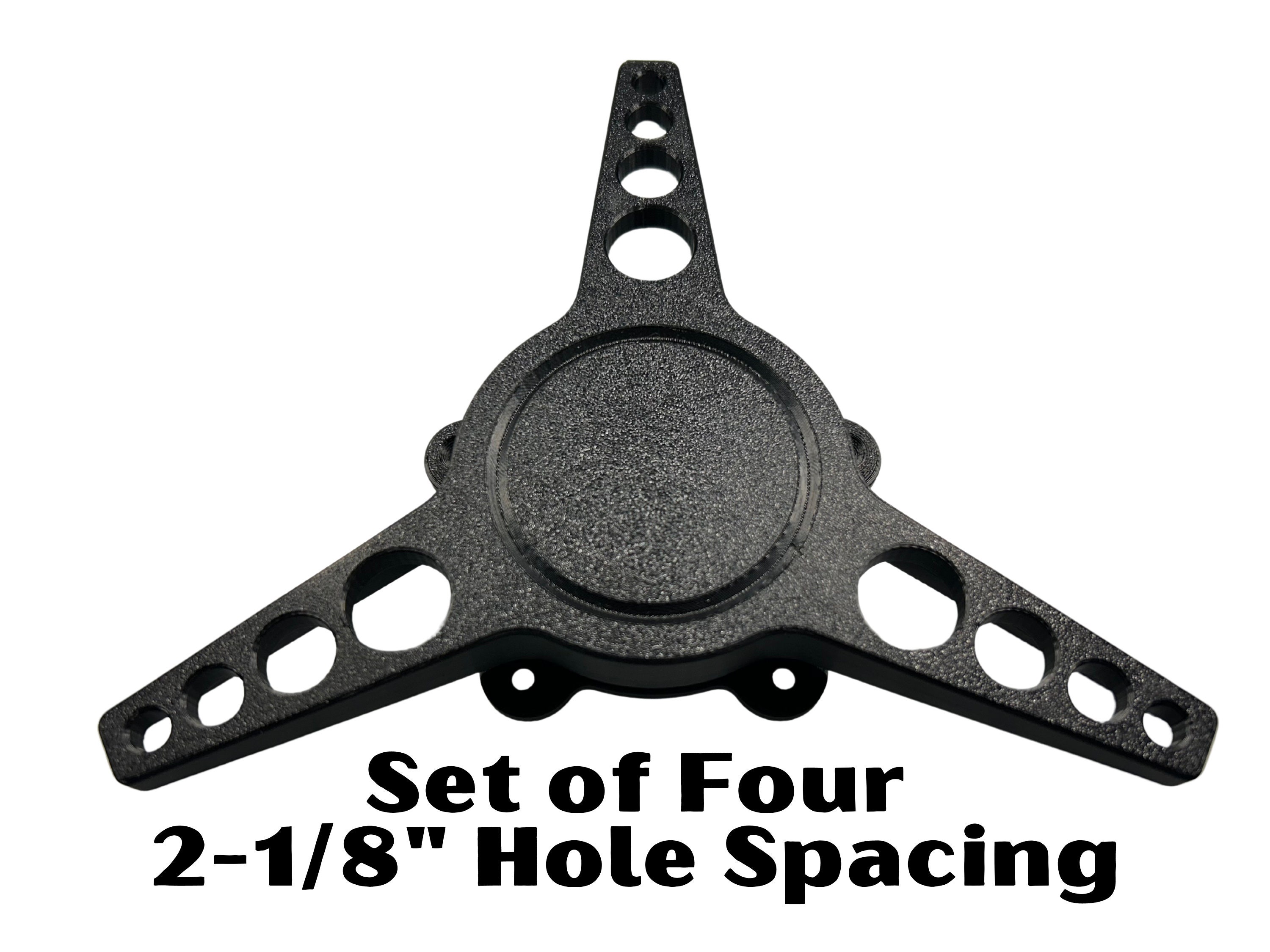 Knock off Tri-bar Spinner Center Cap Set for Vintage Torq Thrust Wheels ...