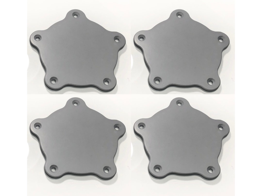 Flat Center Cap Set for American Racing Torq Thrust Wheels 3D Printed ...