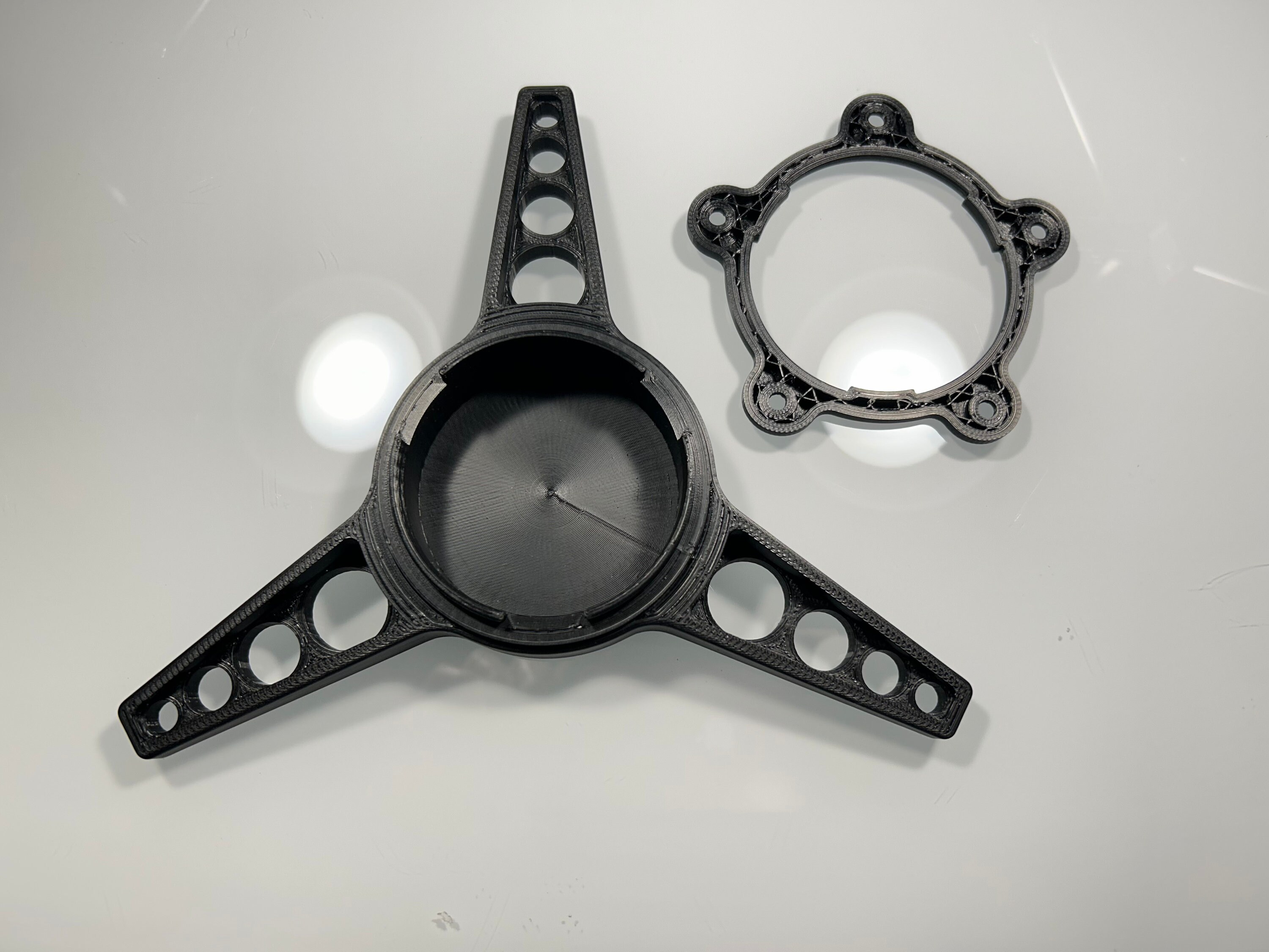 Knock off Tri-bar Spinner Center Cap Set for ET Wheels 2-1/8" Hole ...