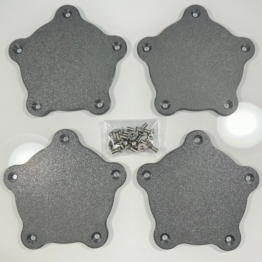 Flat Center Cap Set for American Racing Torq Thrust Wheels 3D Printed ...