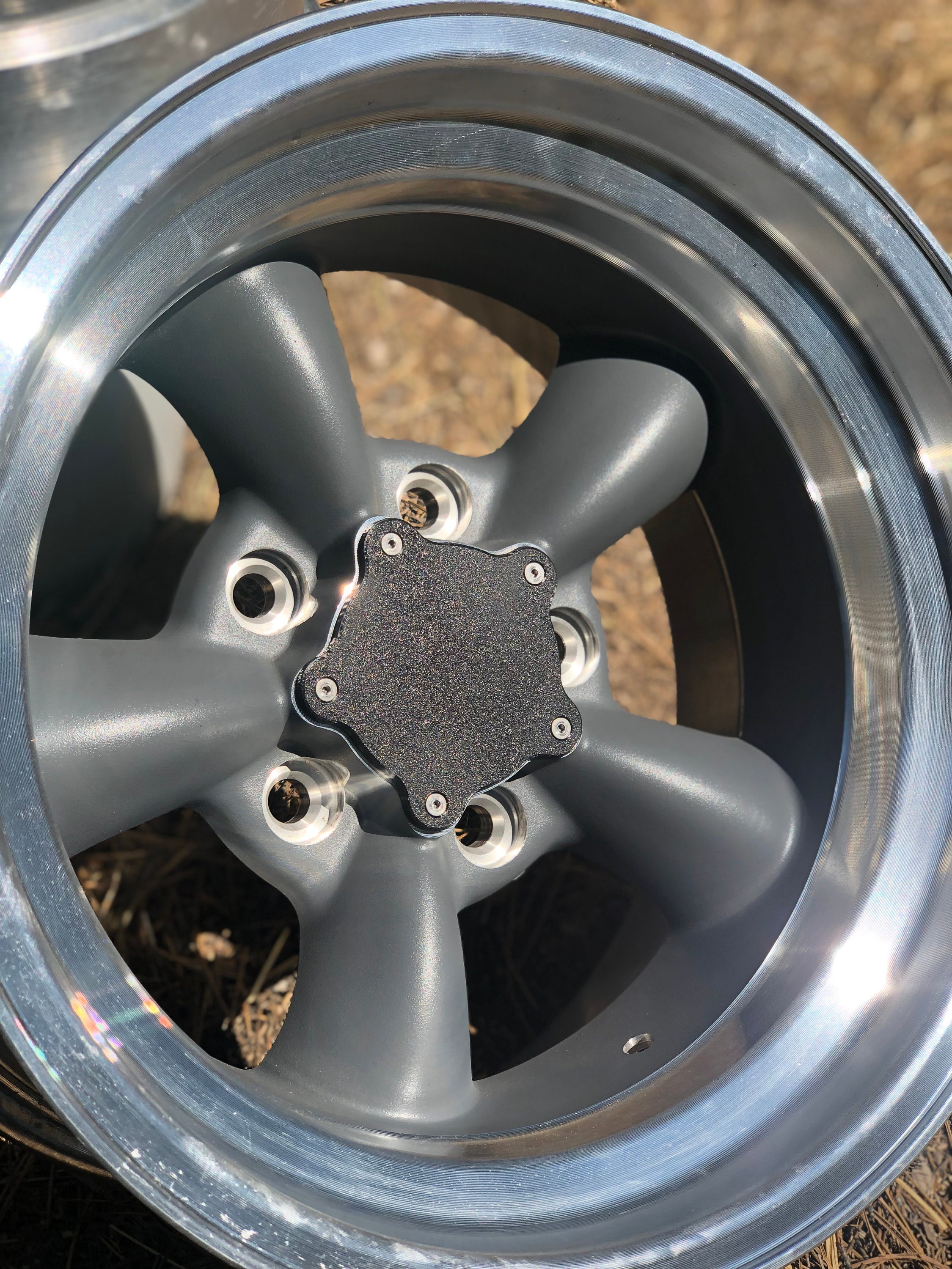 Flat Center Cap Set for American Racing Torq Thrust Wheels 3D Printed ...