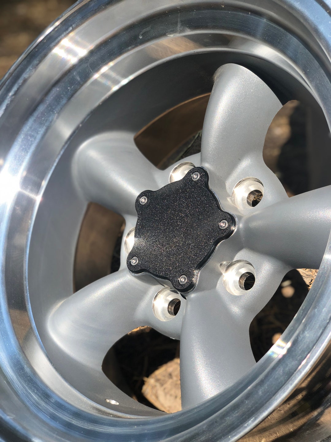 Flat Center Cap Set for American Racing Torq Thrust Wheels 3D Printed ...