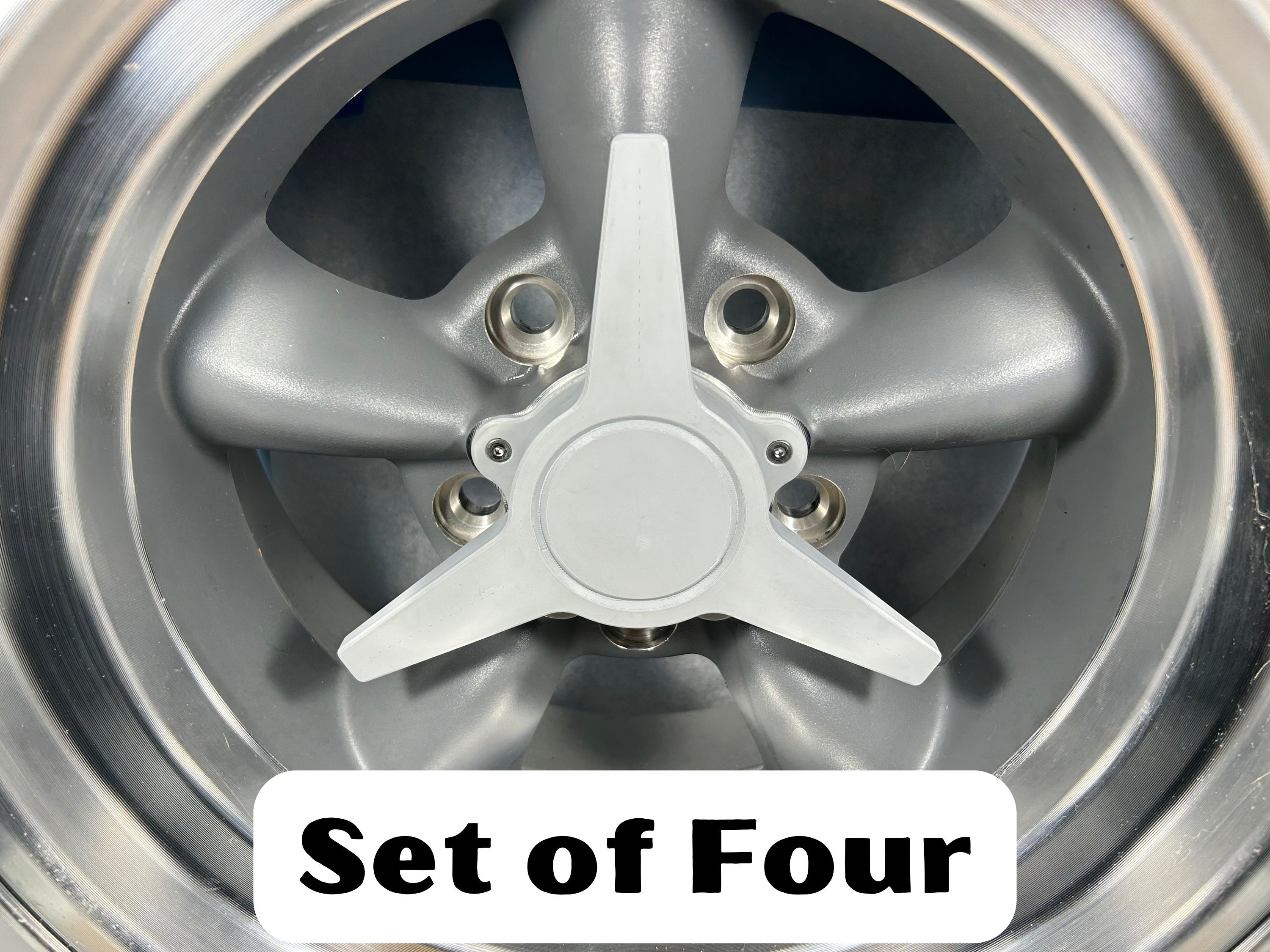 Knock off Tri-bar Spinner Center Cap Set for American Racing Torq ...