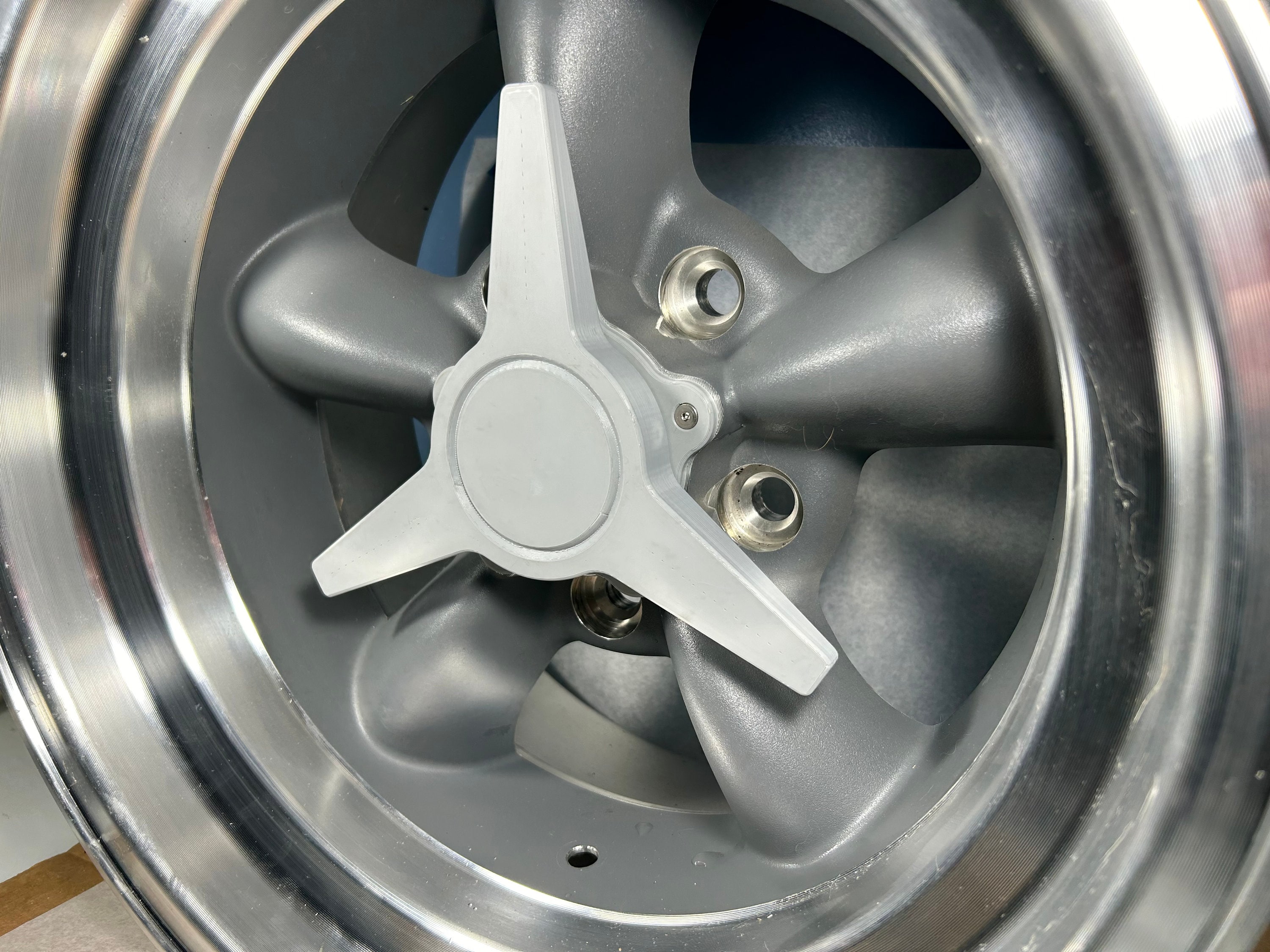 Knock off Tri-bar Spinner Center Cap Set for American Racing Torq ...