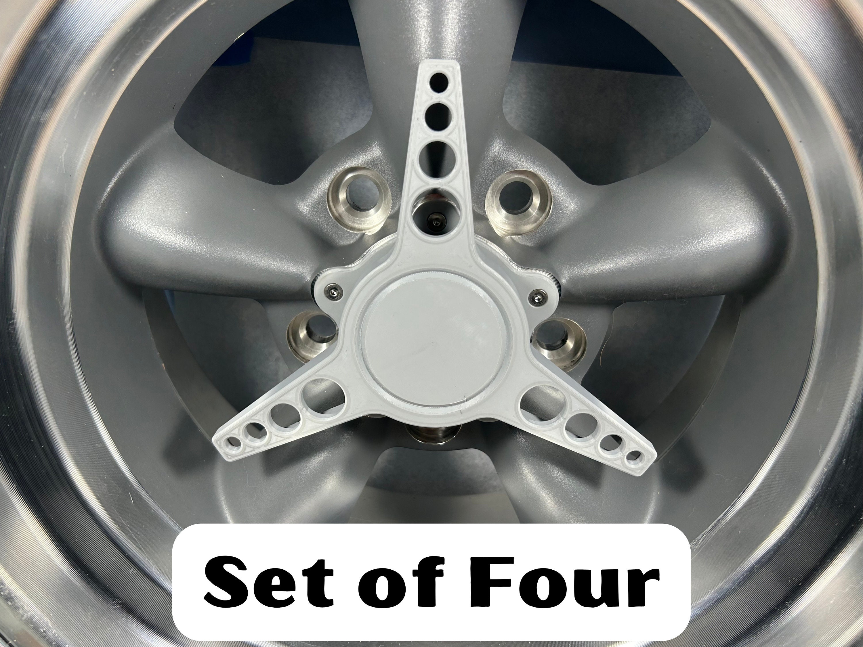 Knock off Tri-bar Spinner Center Cap Set for American Racing Torq ...