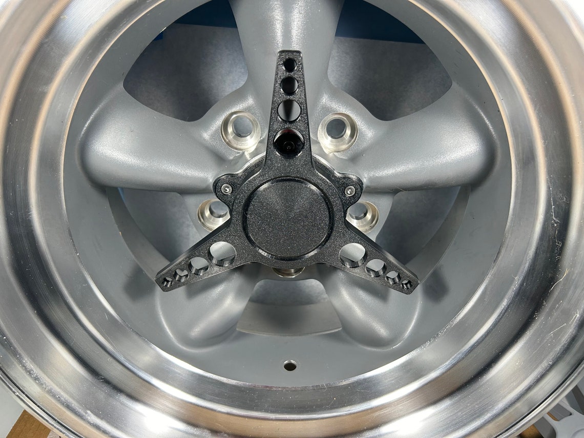 Torq Thrust Knock off Tri-bar Spinner Center Cap Set for American ...