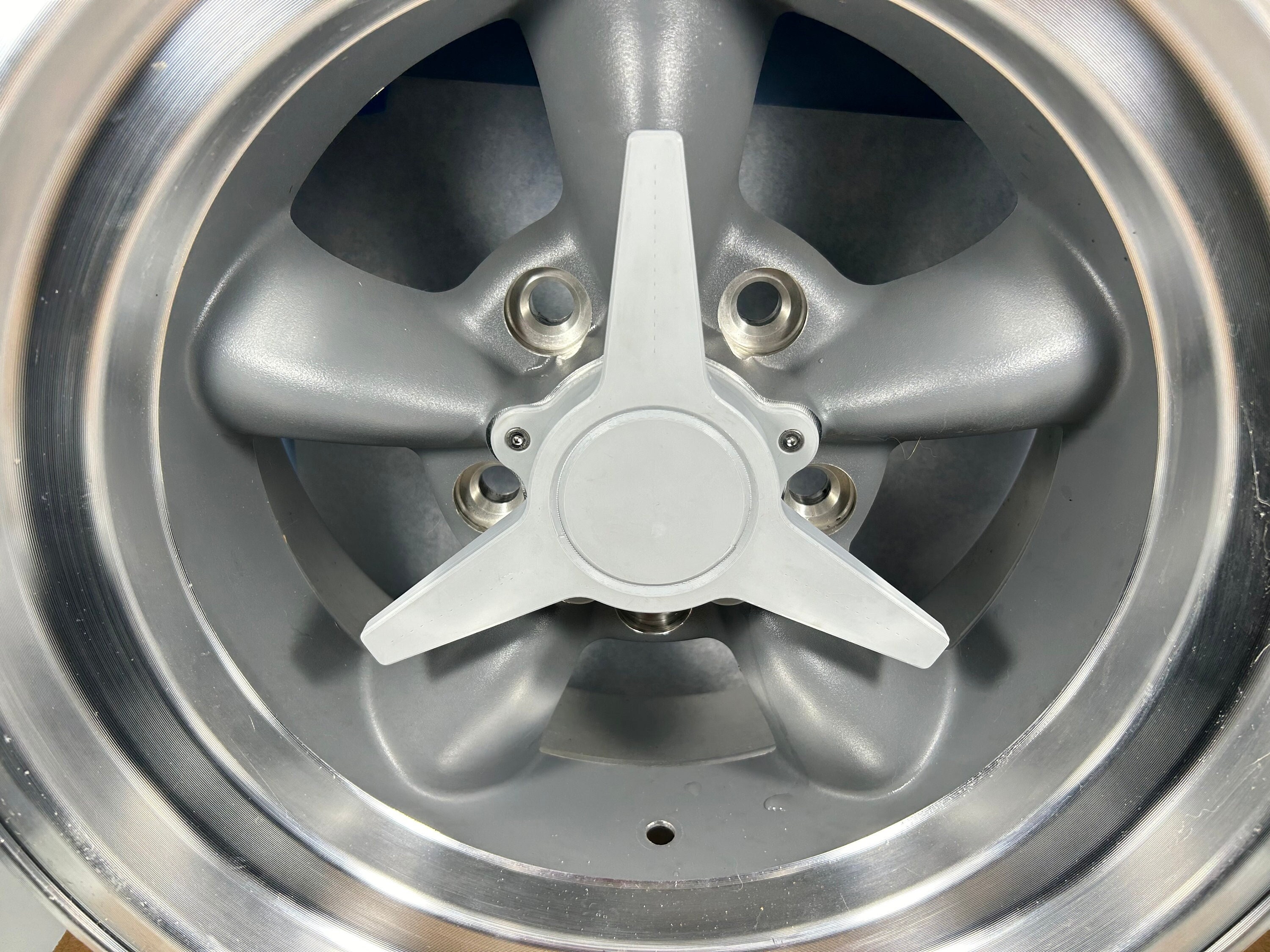 Knock off Tri-bar Spinner Center Cap Set for American Racing Torq ...