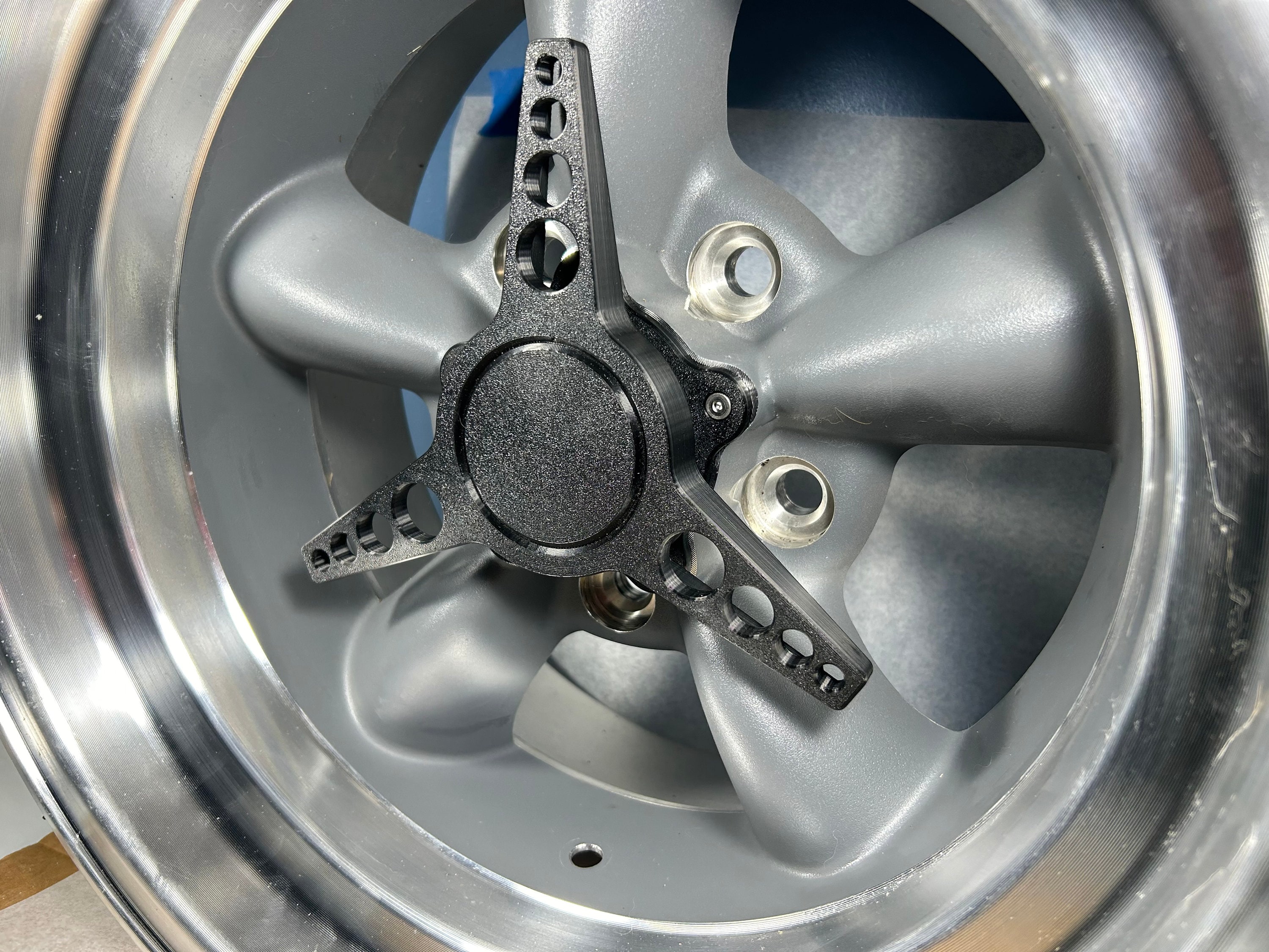 Knock off Tri-bar Spinner Center Cap Set for American Racing Torq ...