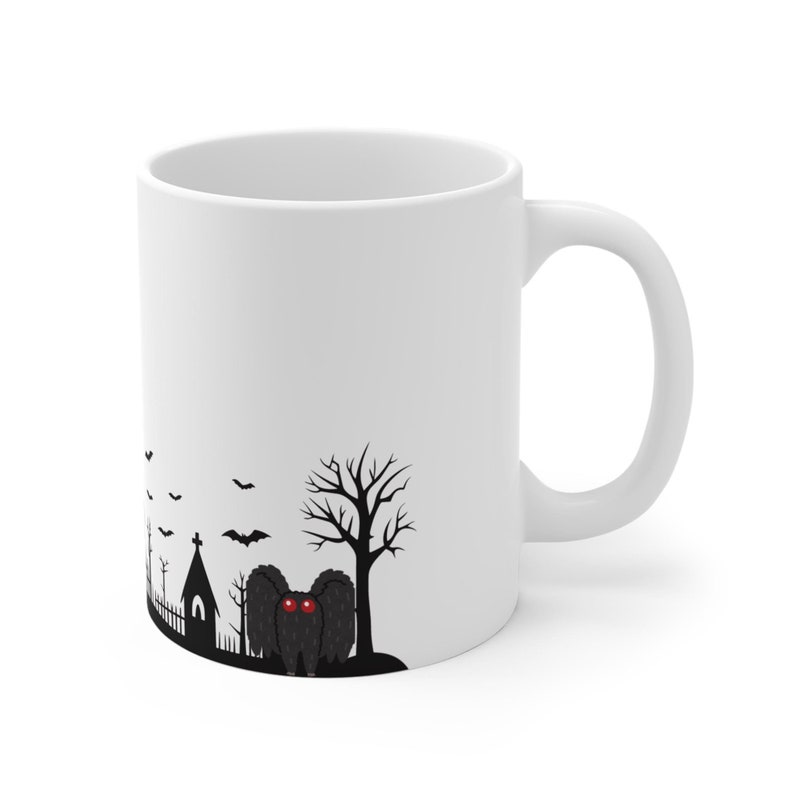 Mothman Mug, the Mothman, Crypids, Mothman Red Eye Coffee Mug, Unique Novelty Coffee Mugs for ...