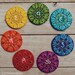 Seven Chakras Original Painting Fridge Magnets 7,5 Cm, on Wood - Etsy