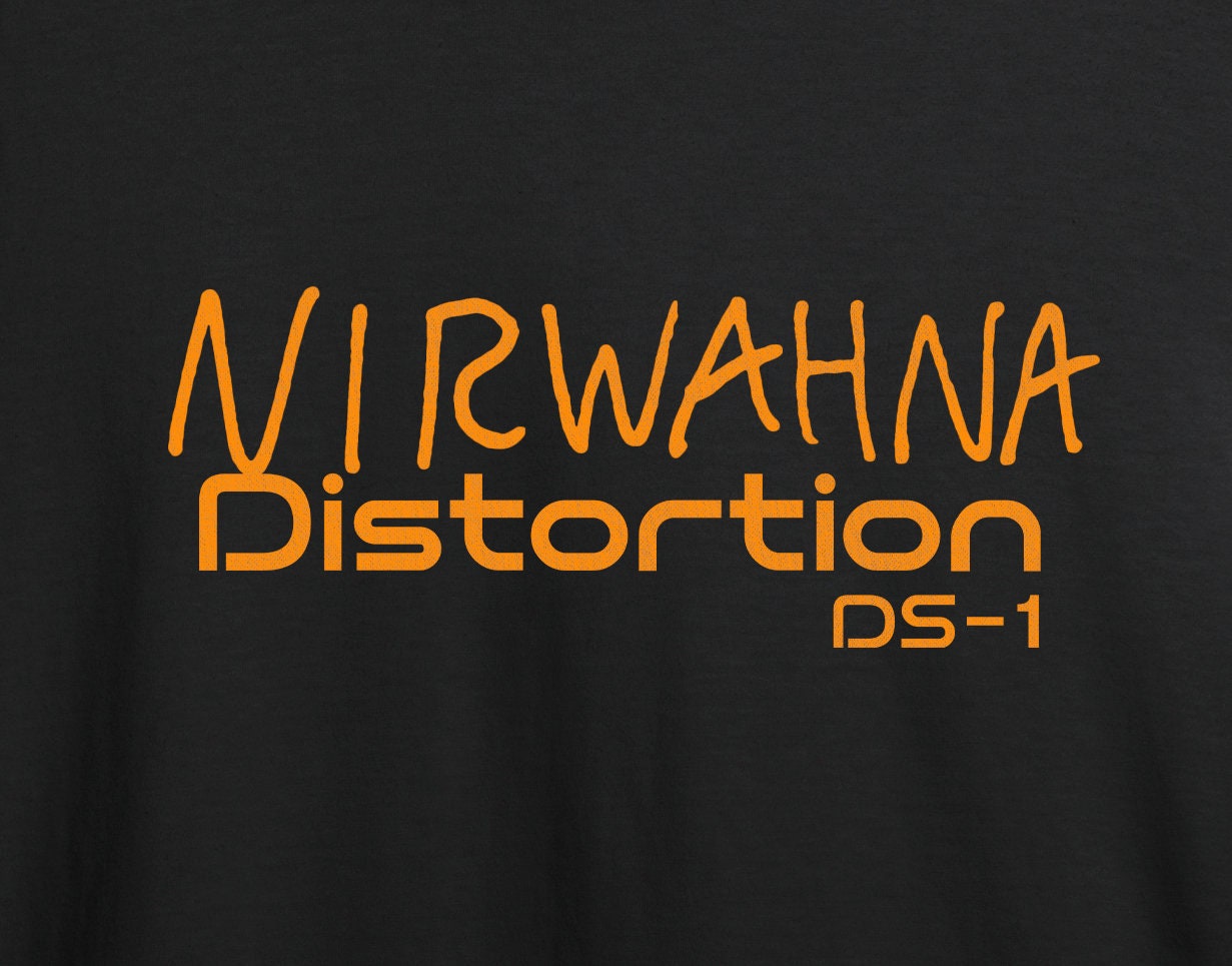 NIRVANA Kurt Cobain's 'boss DS-1 Distortion' | High Quality 100% Cotton ...