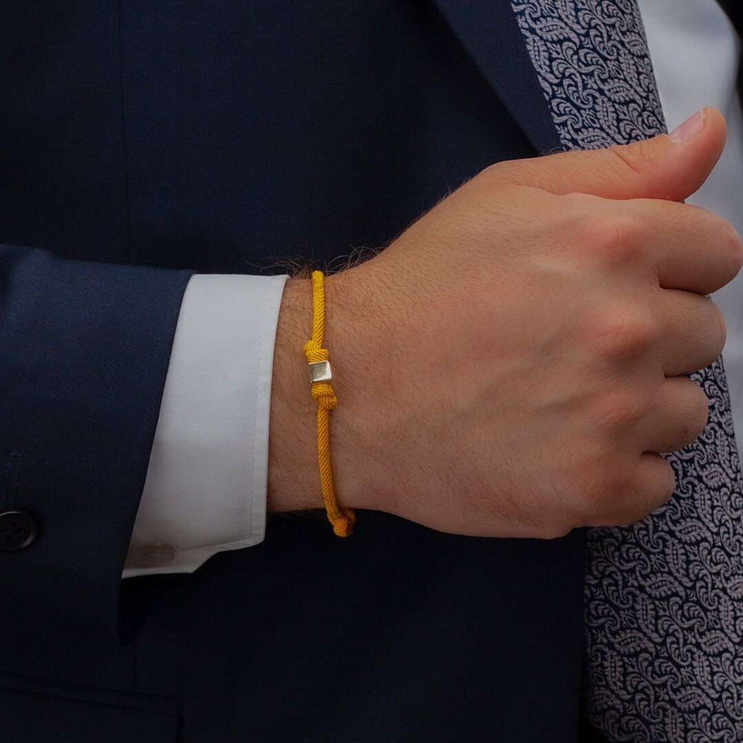 14K Real Gold Rope Bracelet,solid Gold Bracelet for Men,yellow Gold Man ...