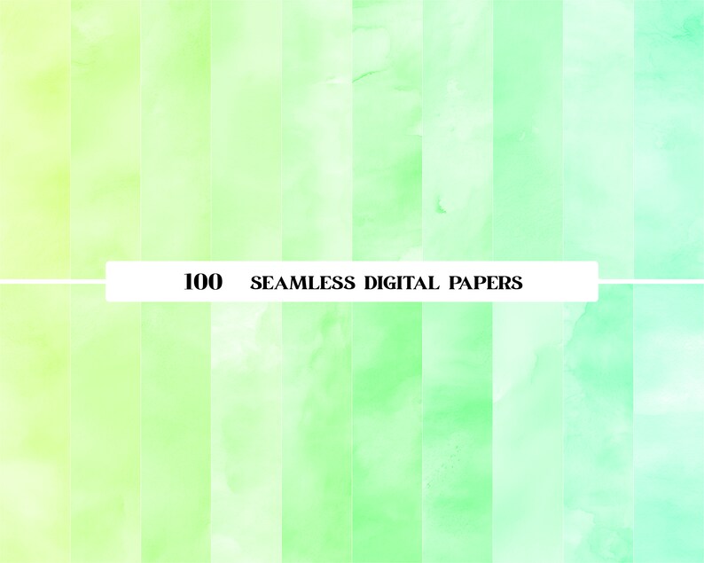 Watercolor Texture Backgrounds, Seamless Digital Papers, Commercial ...