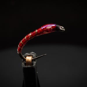 Fly Fishing - Blood Midge - Realistic - Trout, Grayling, Barbel - Etsy