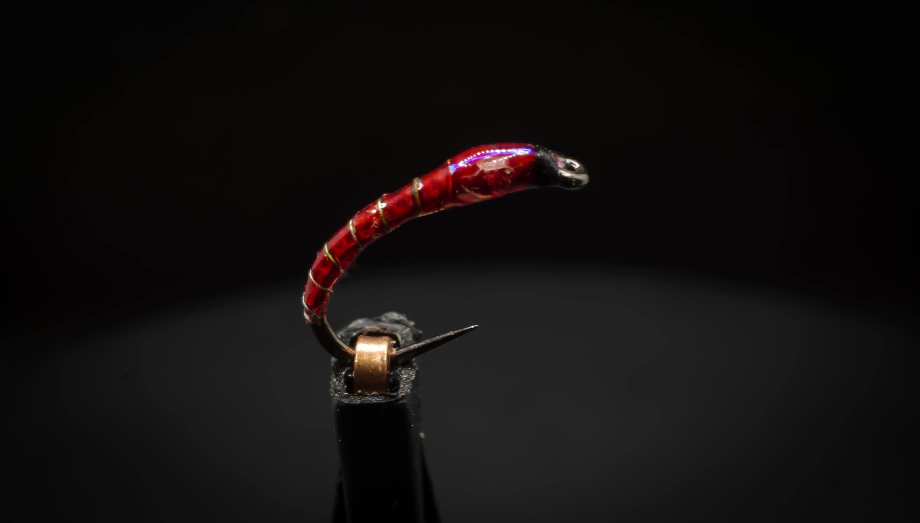 Fly Fishing - Blood Midge - Realistic - Trout, Grayling, Barbel - Etsy