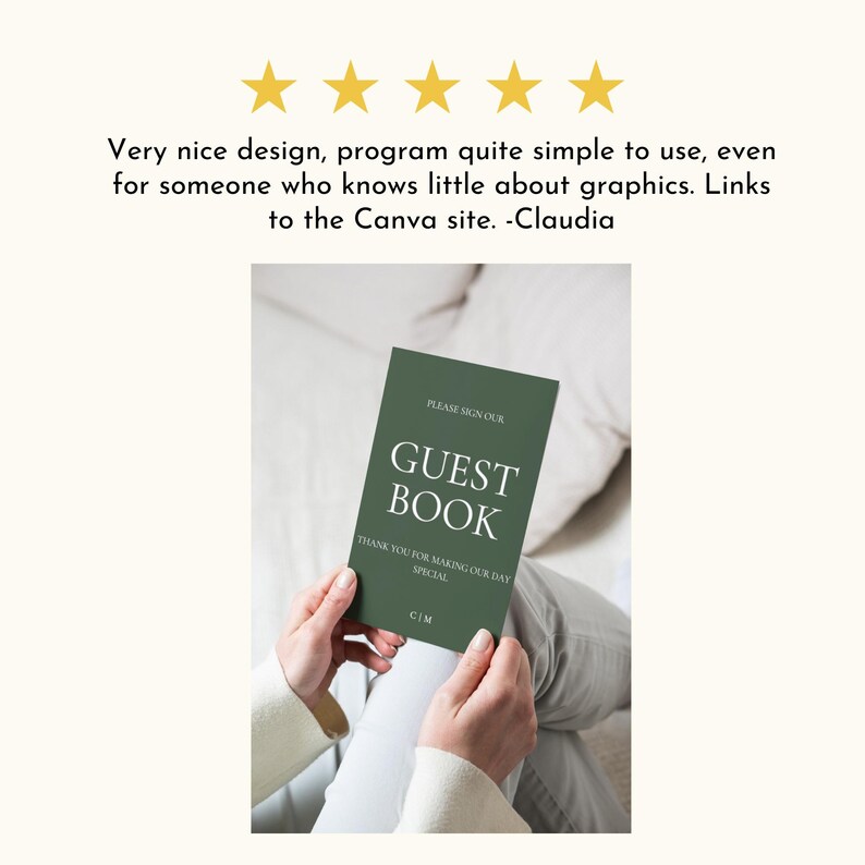 Editable Guest Book Sign Template for Events Canva Customizable Sign ...