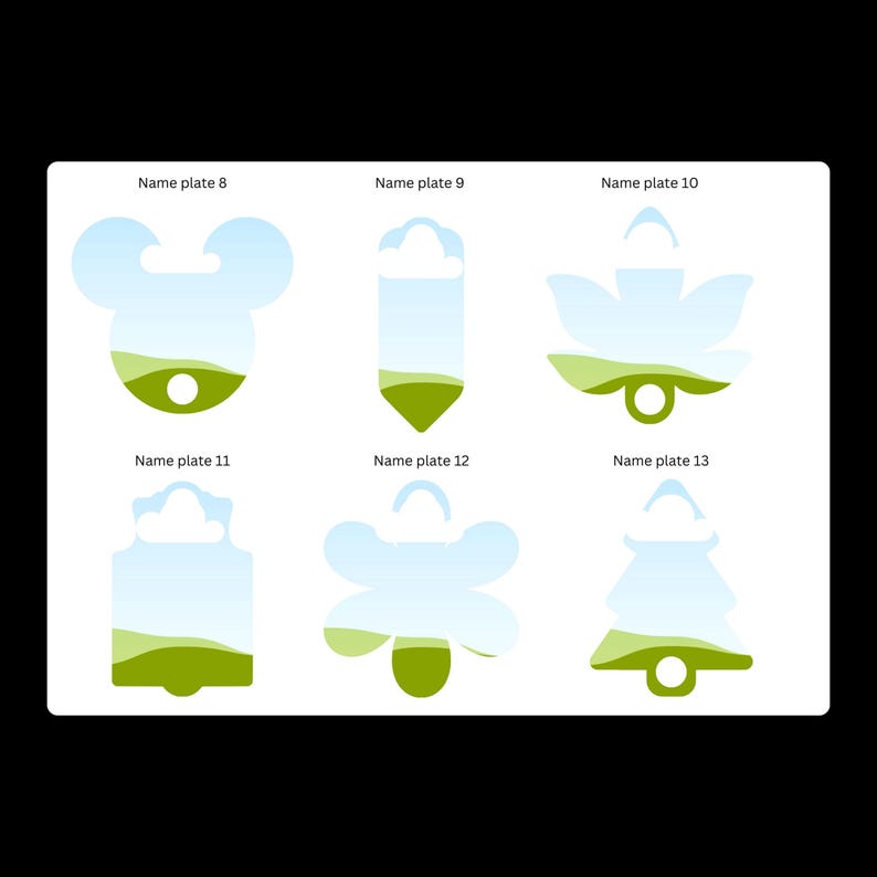 Canva 40oz Stanley Tumbler Name Plate Template Bundle Name Tag Name ...