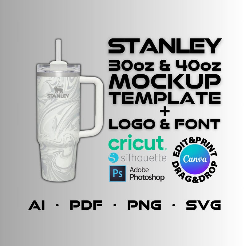 Stanley Tumbler Svg - Etsy