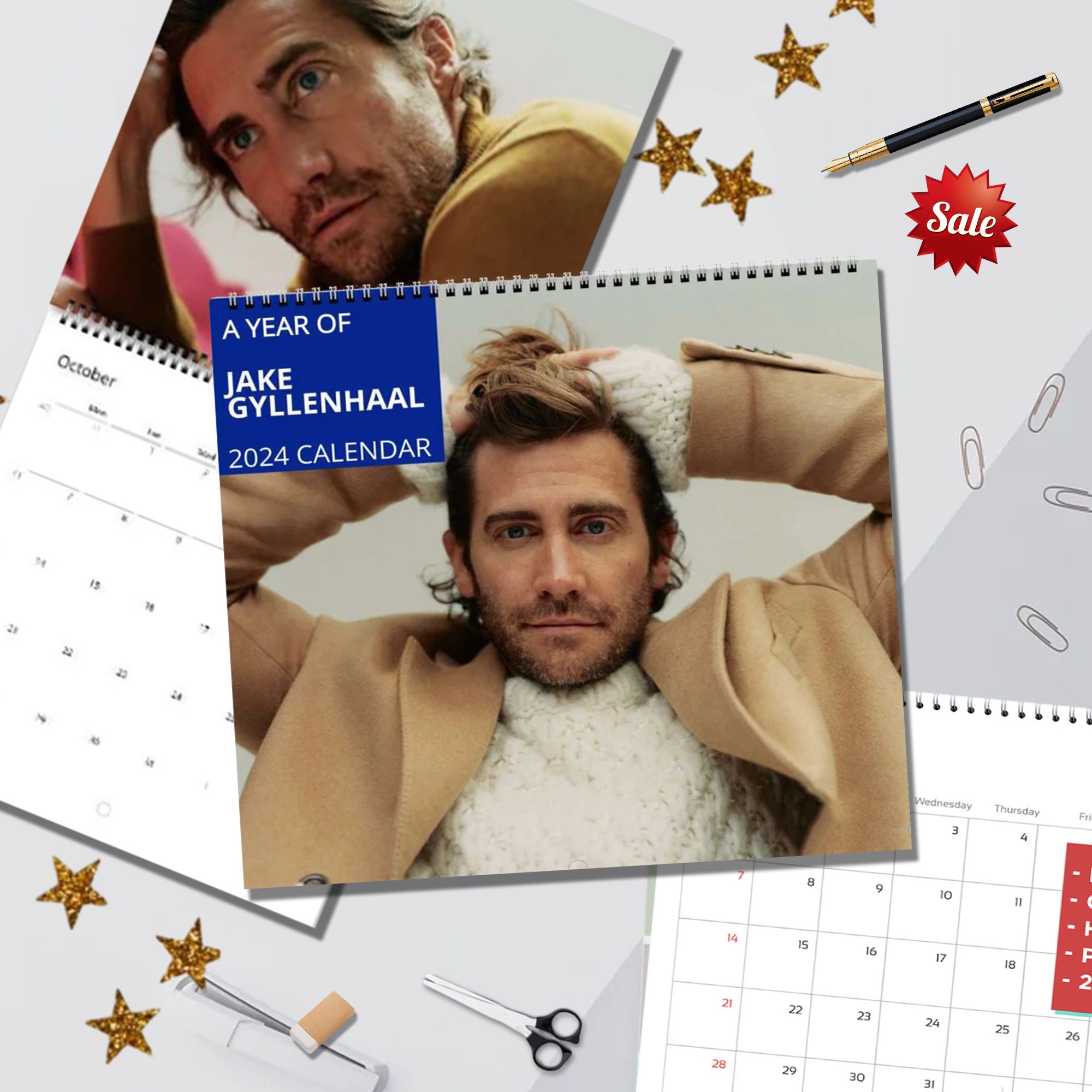 Jake Gyllenhaal Wall Calendar 2024, Jake Gyllenhaal 2024 sold by Lucita ...