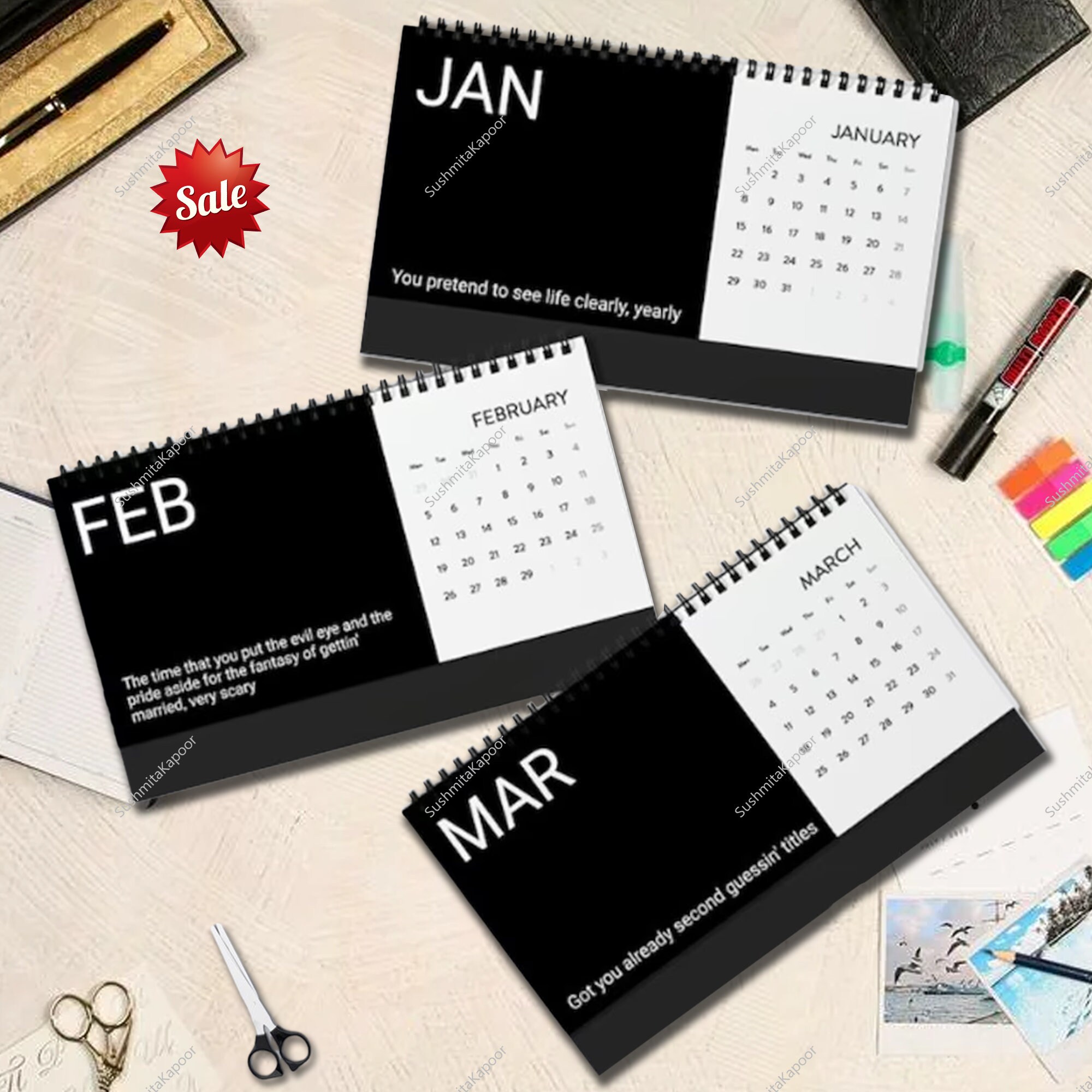 2024 Drake Slime You Out Desk Calendar, Wall Calendar 2024 Planner 2024 ...