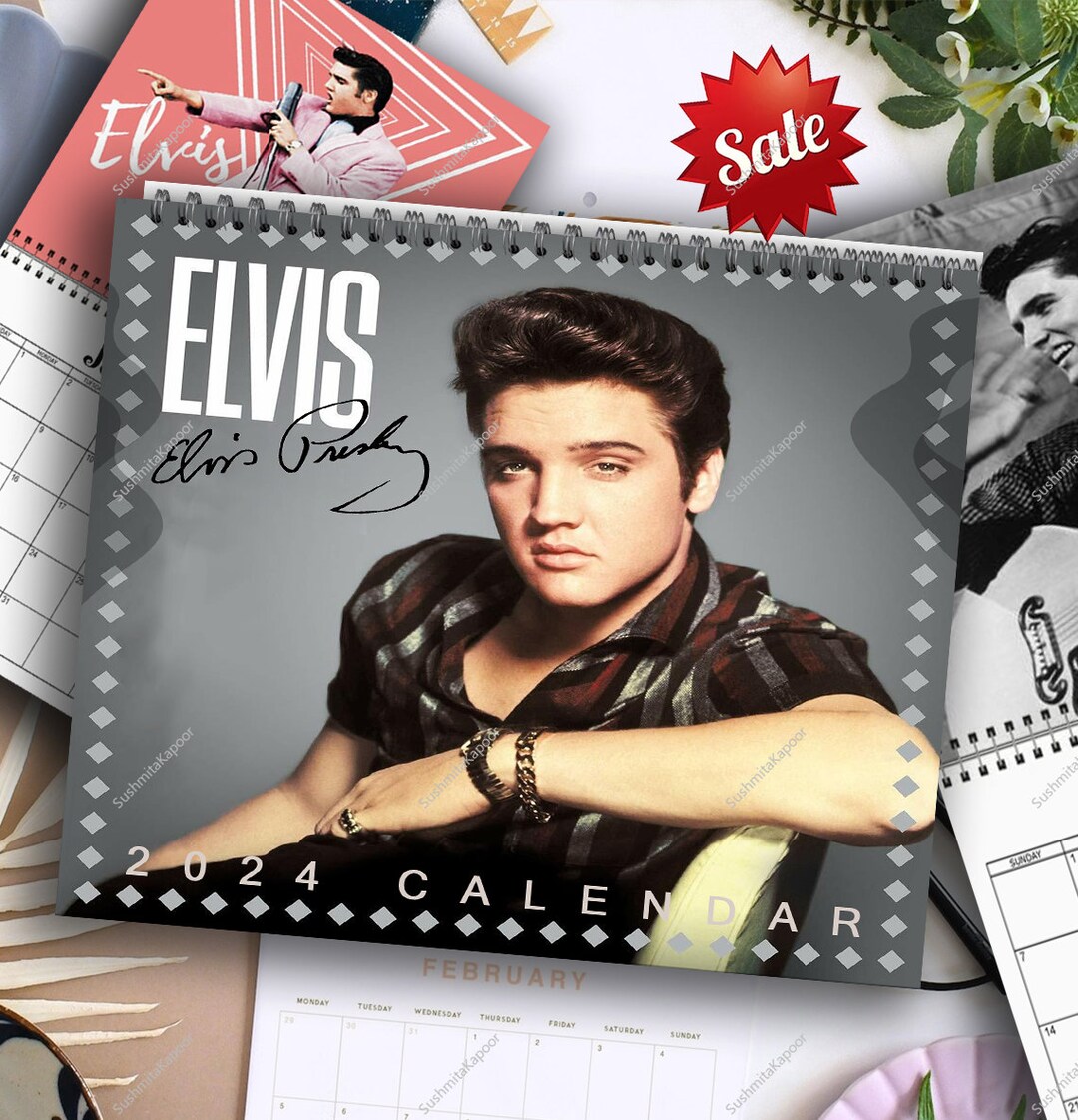 Elvis Wall Calendar 2024 , Elvis Presley 2024 Wall Calendar, the ...