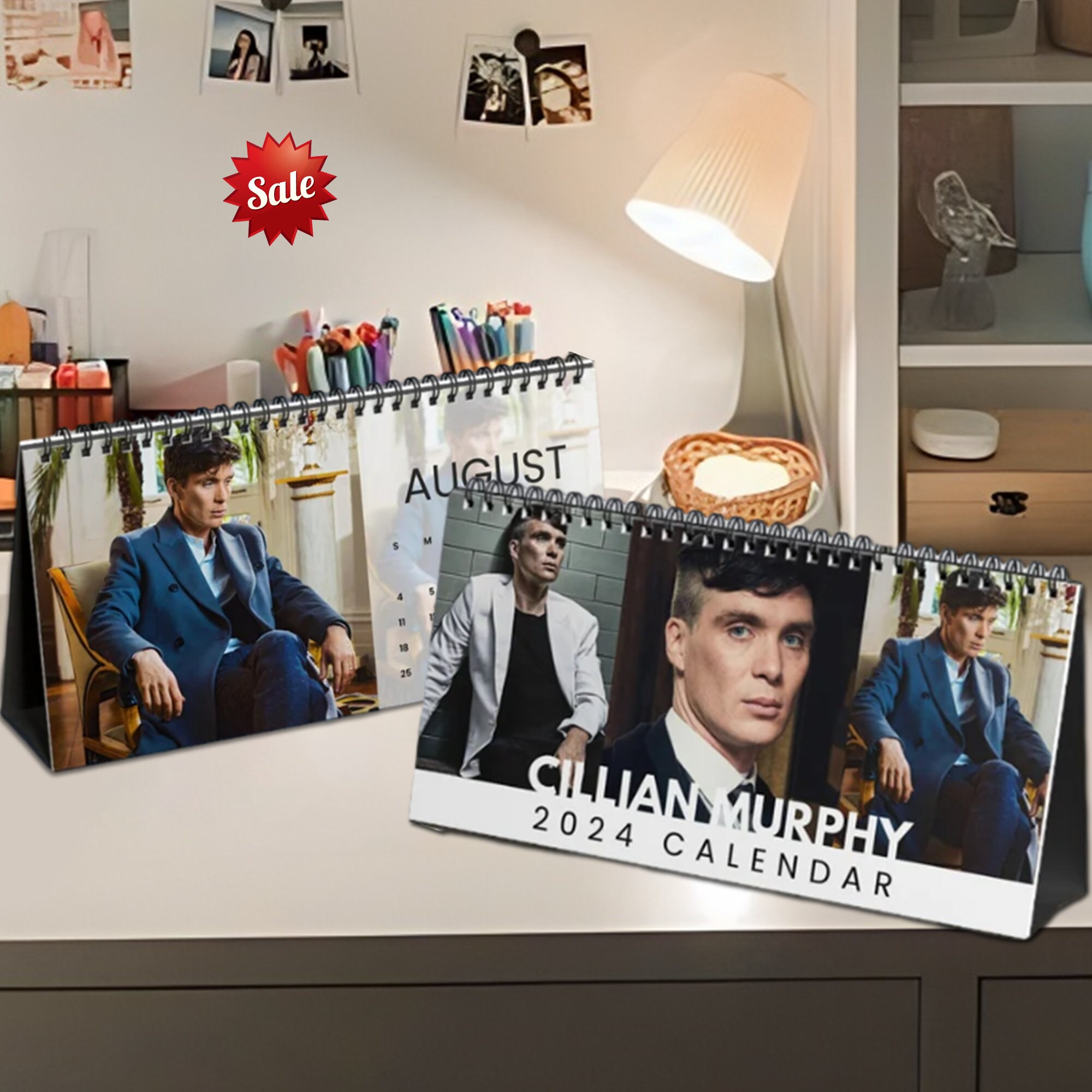 2024 Cillian Murphy Desk Calendar, Oppen-heimer, Peaky Blinders Wall ...
