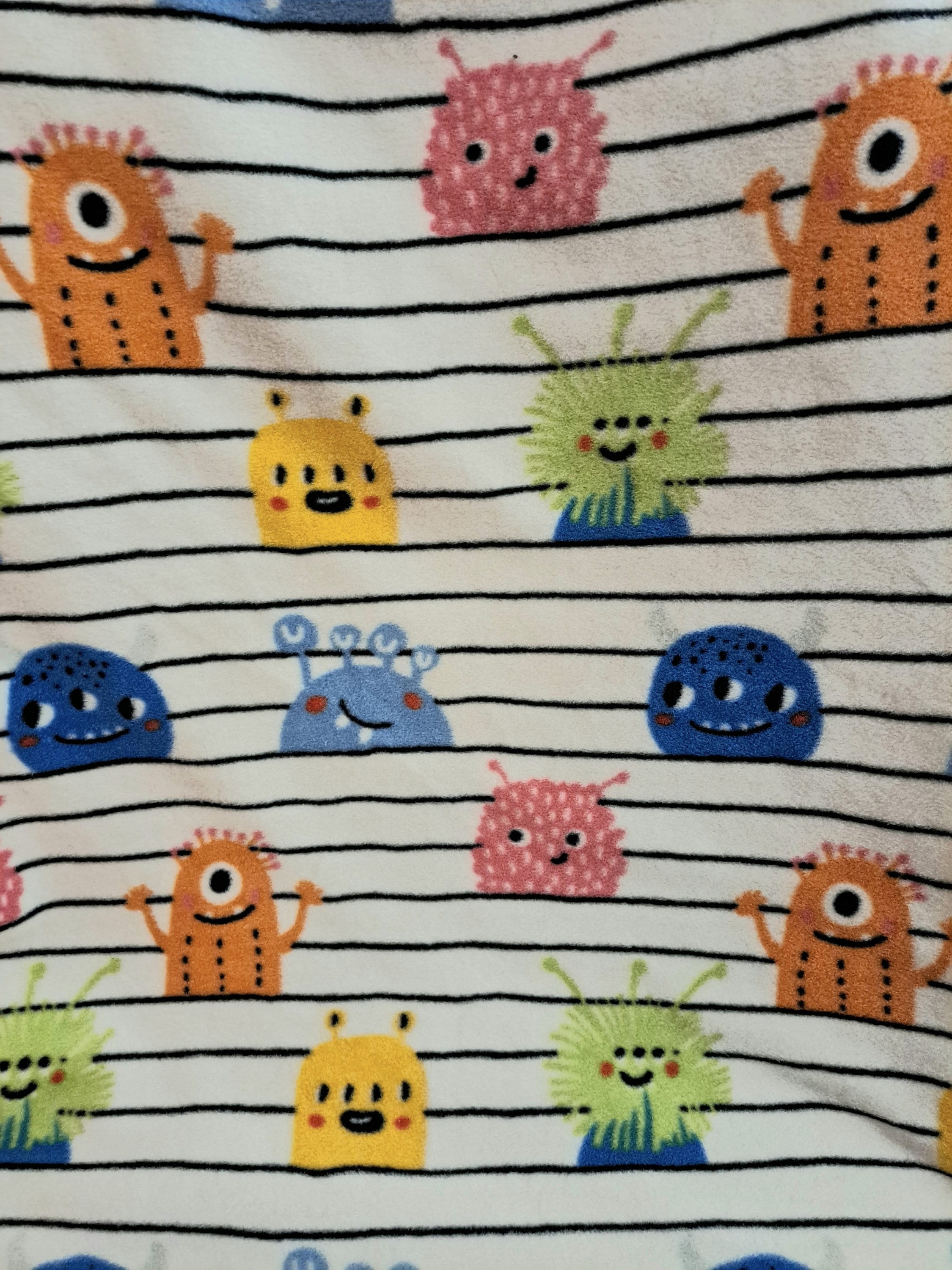 Handmade Jumbo Colorful Cute Monster Monsters No Sew Fleece - Etsy