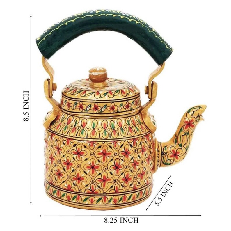 Handcrafted Tea Kettle Tea Serving Pot Christmas Gift Home Decor Dining ...