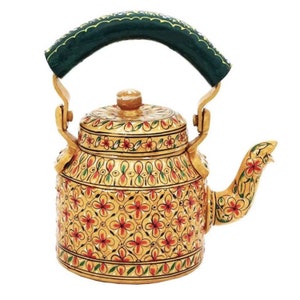 Handcrafted Tea Kettle Tea Serving Pot Christmas Gift Home Decor Dining ...