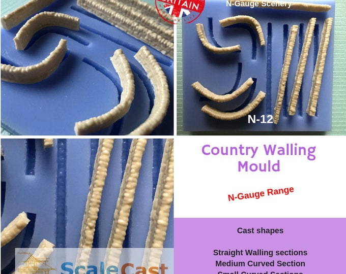 OO Gauge Retaining Walls for Model Railways - 1:76 Scale -digital ...