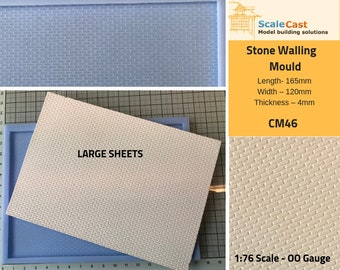 LS01 Lineside Stone Walling Mould - for Model Railway Scenery - Etsy UK