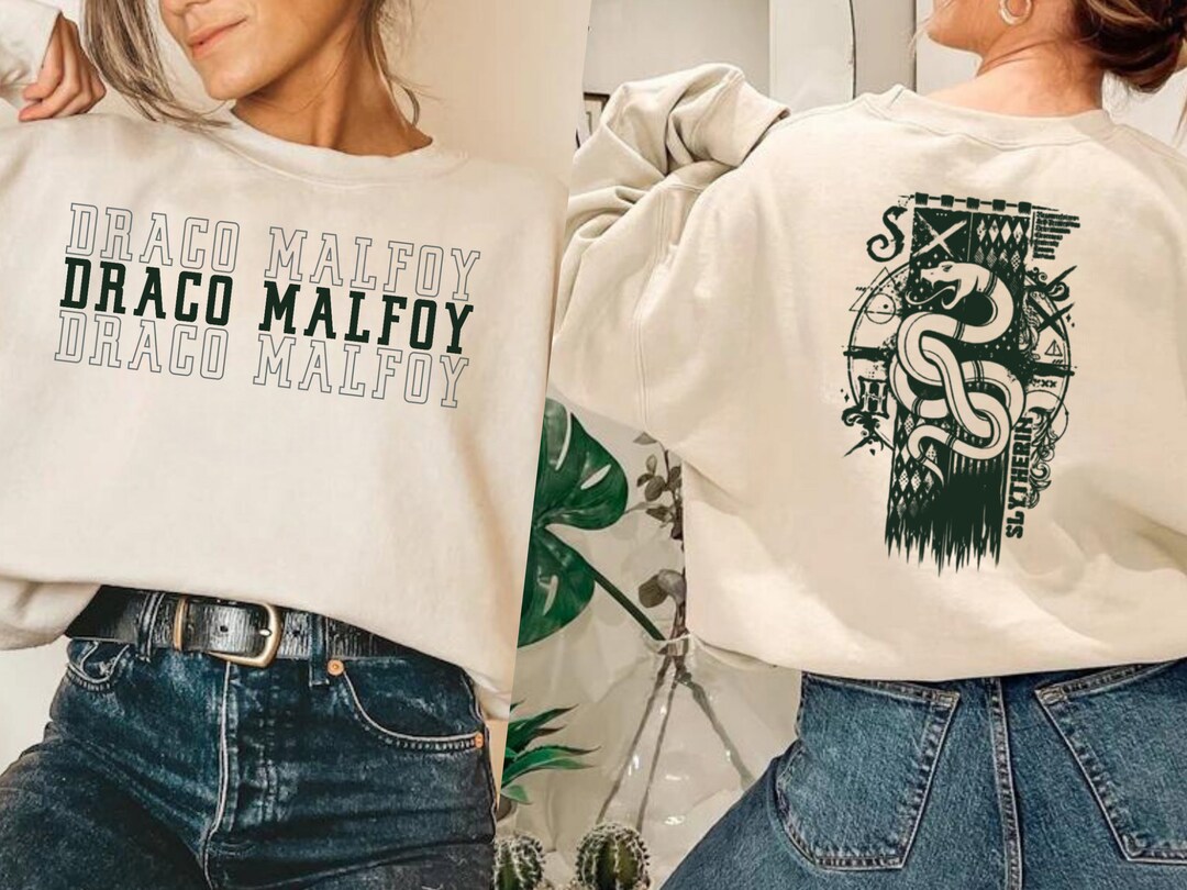Draco Malfoy Shirt Slytherin Hogwarts Shirt Hogwarts Legacy - Etsy