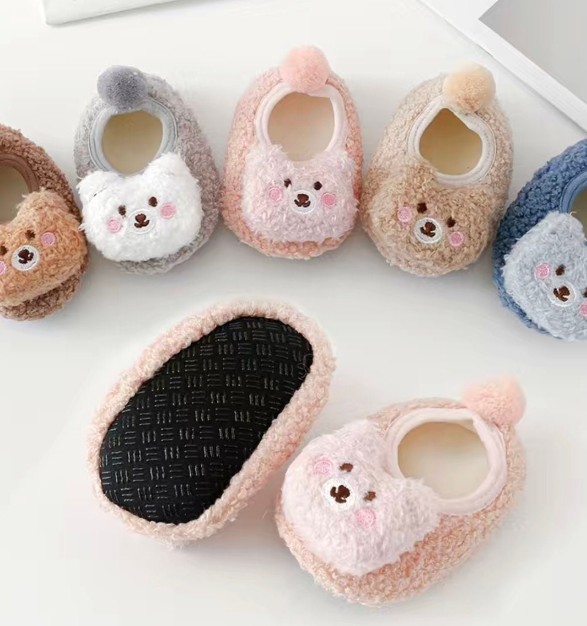 Baby Slipper. Furry Animal Slipper. Cot Shoe - Etsy
