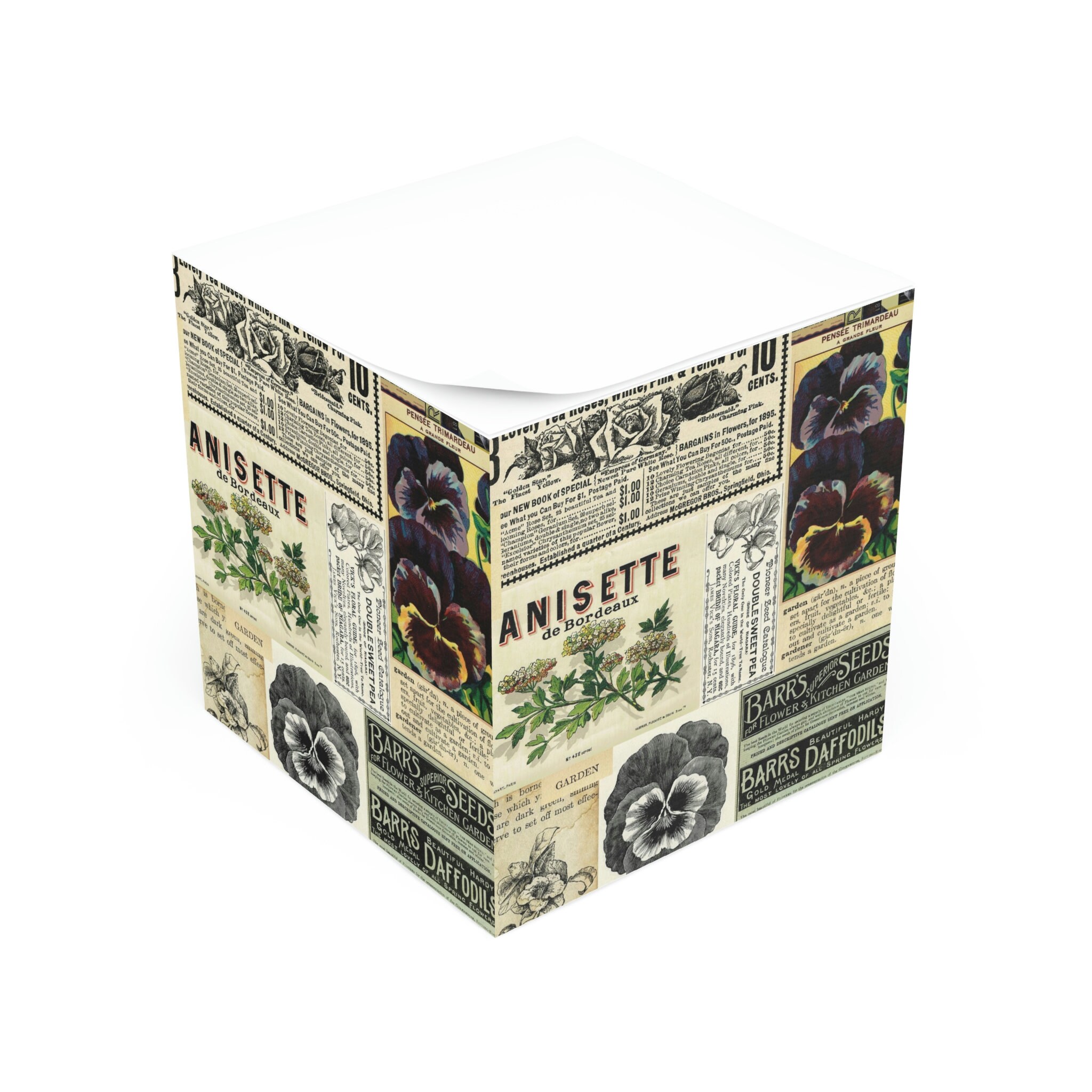 Note Cube Sticky Notes 700 Sheets Desk Square Note Pad Stacked Notepad ...