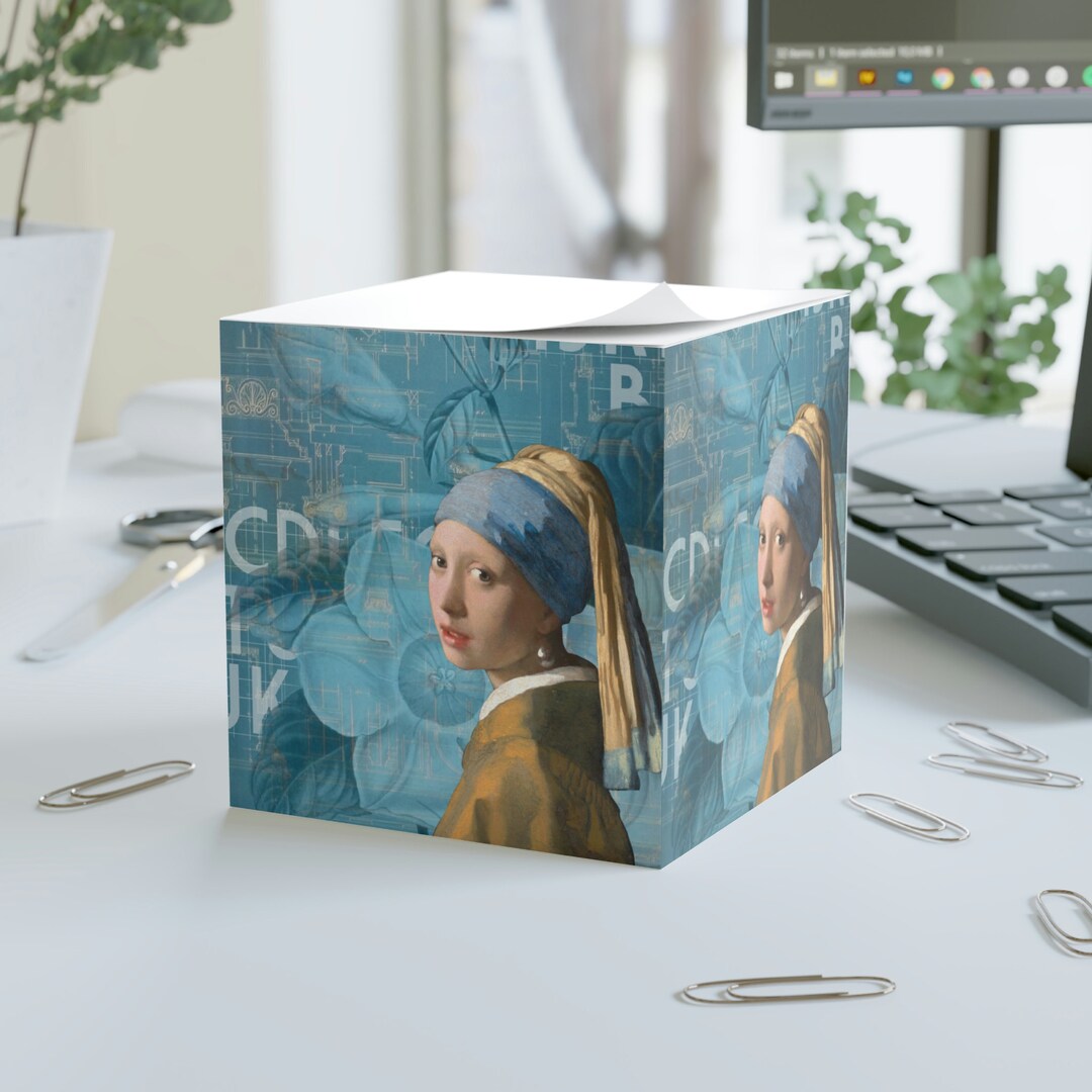 Note Cube Sticky Notes 700 Sheets Desk Square Note Pad Stacked Notepad ...