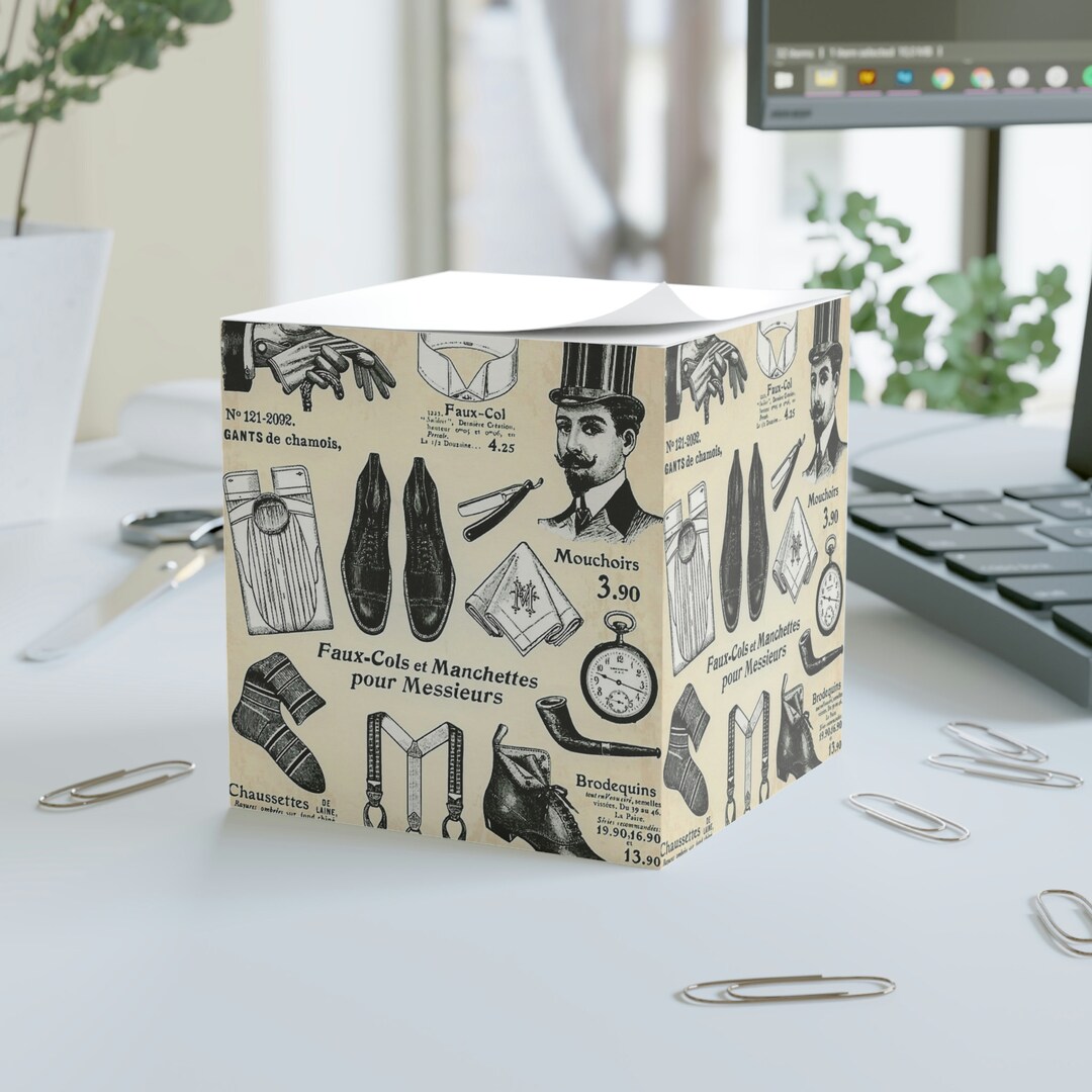 Note Cube Sticky Notes 700 Sheets Desk Square Note Pad Stacked Notepad ...