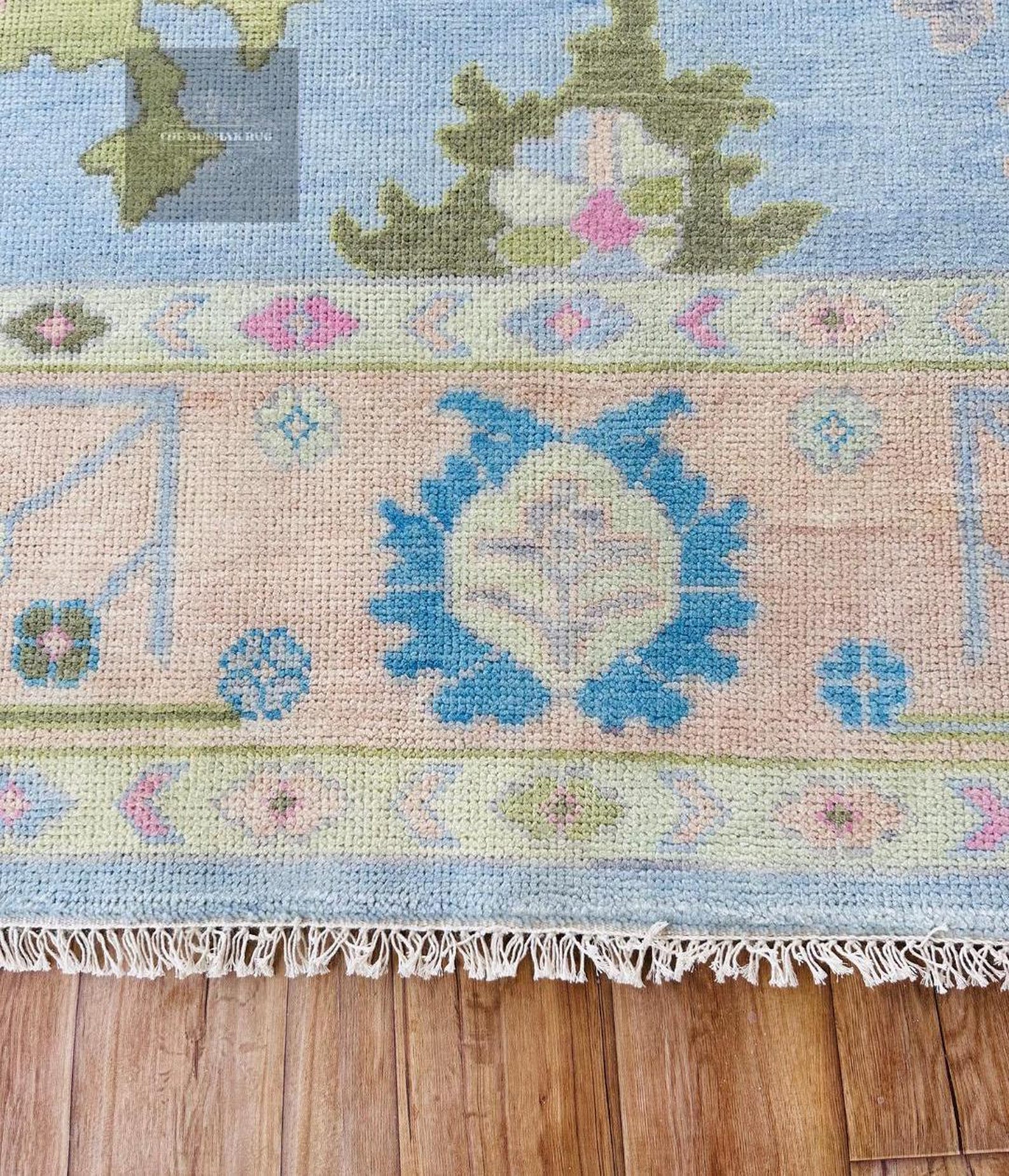 Oushak Rugs Living Room Pastel Oushak Rug 8x10 9x12 Custom Oushak ...