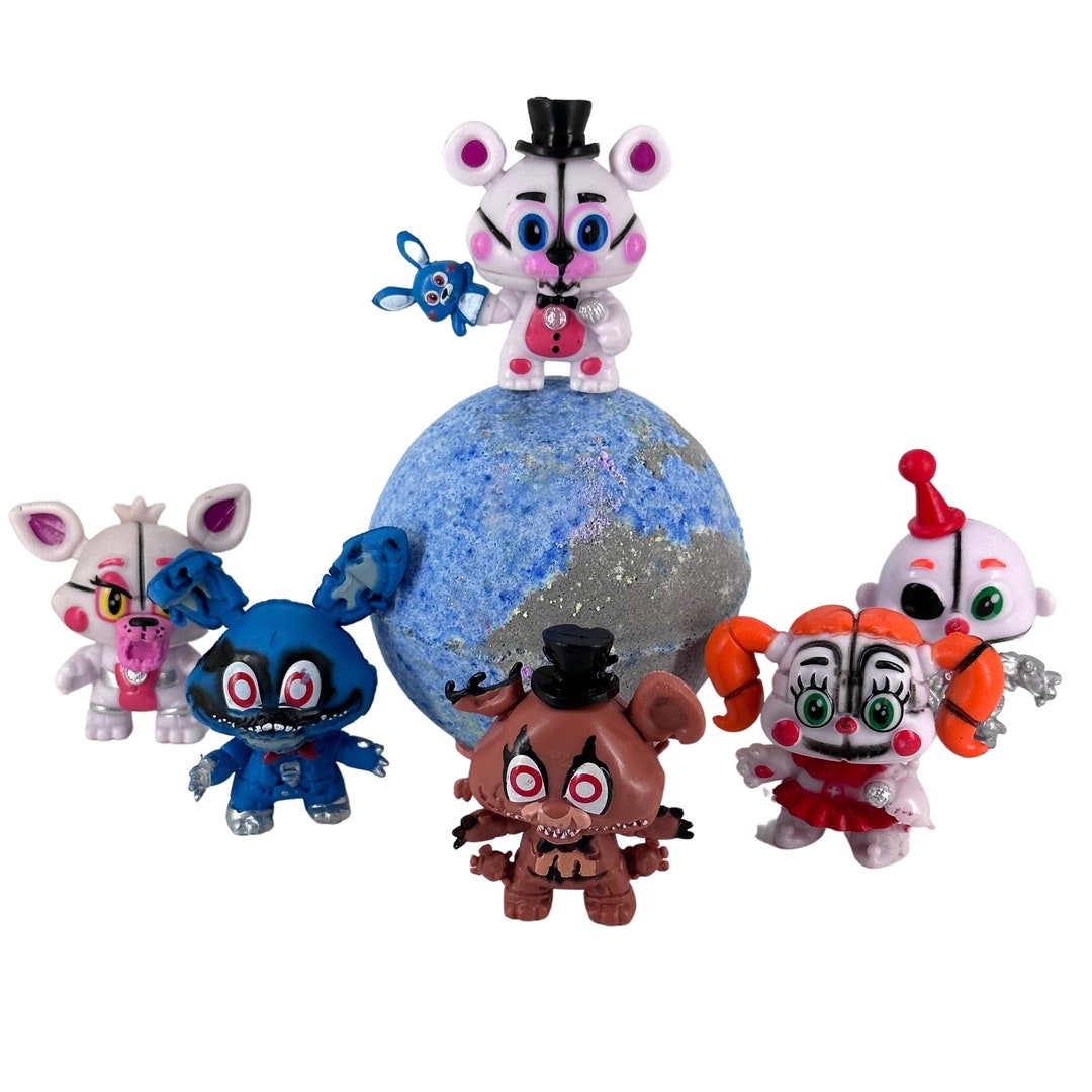 FNAF Freddy Surprise Toy Bath Bomb 320g choose Your Own Toy - Etsy