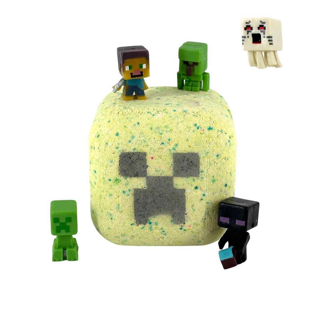 Mining Game Cube Surprise Toy Bath Bomb 360g - Etsy