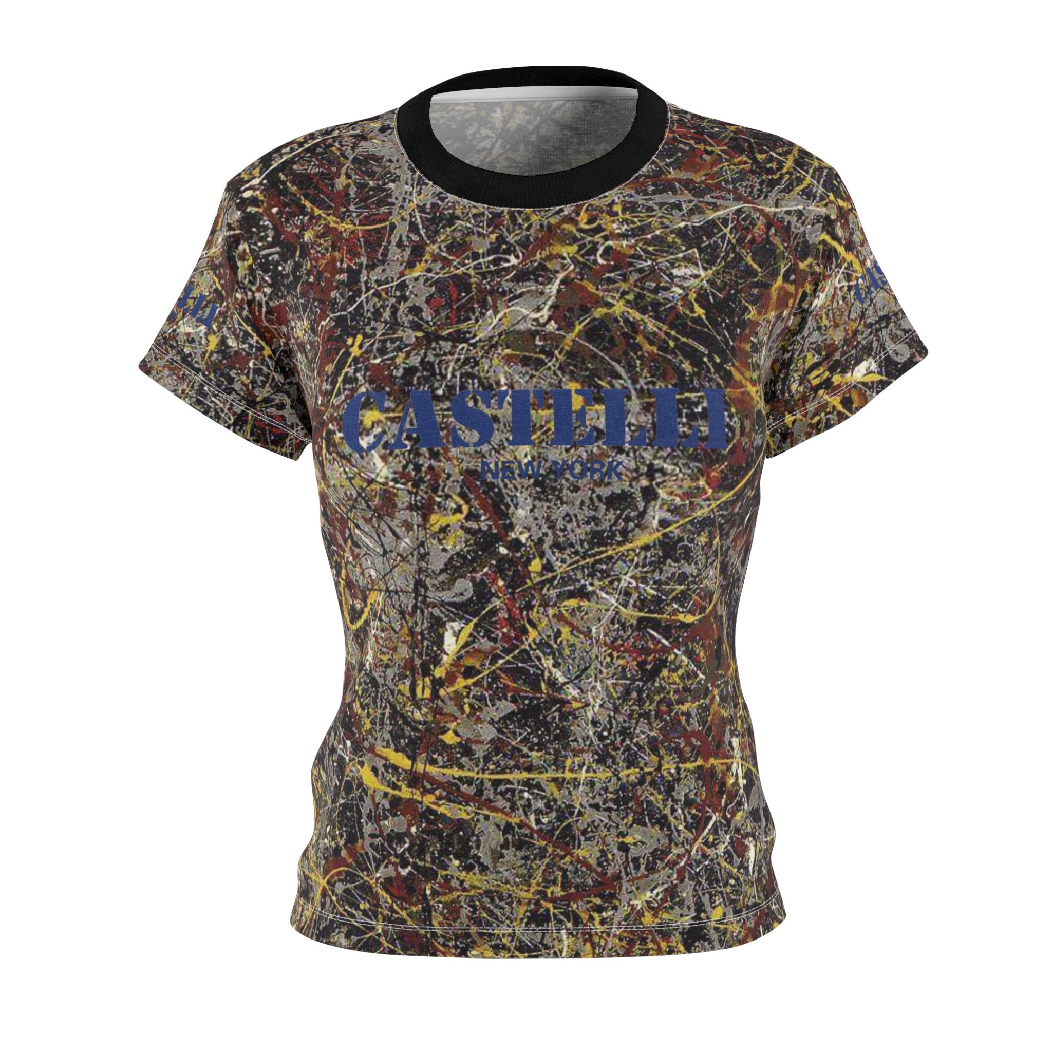 Jackson Pollock Womens Tee Shirt by Castelli New York - Etsy