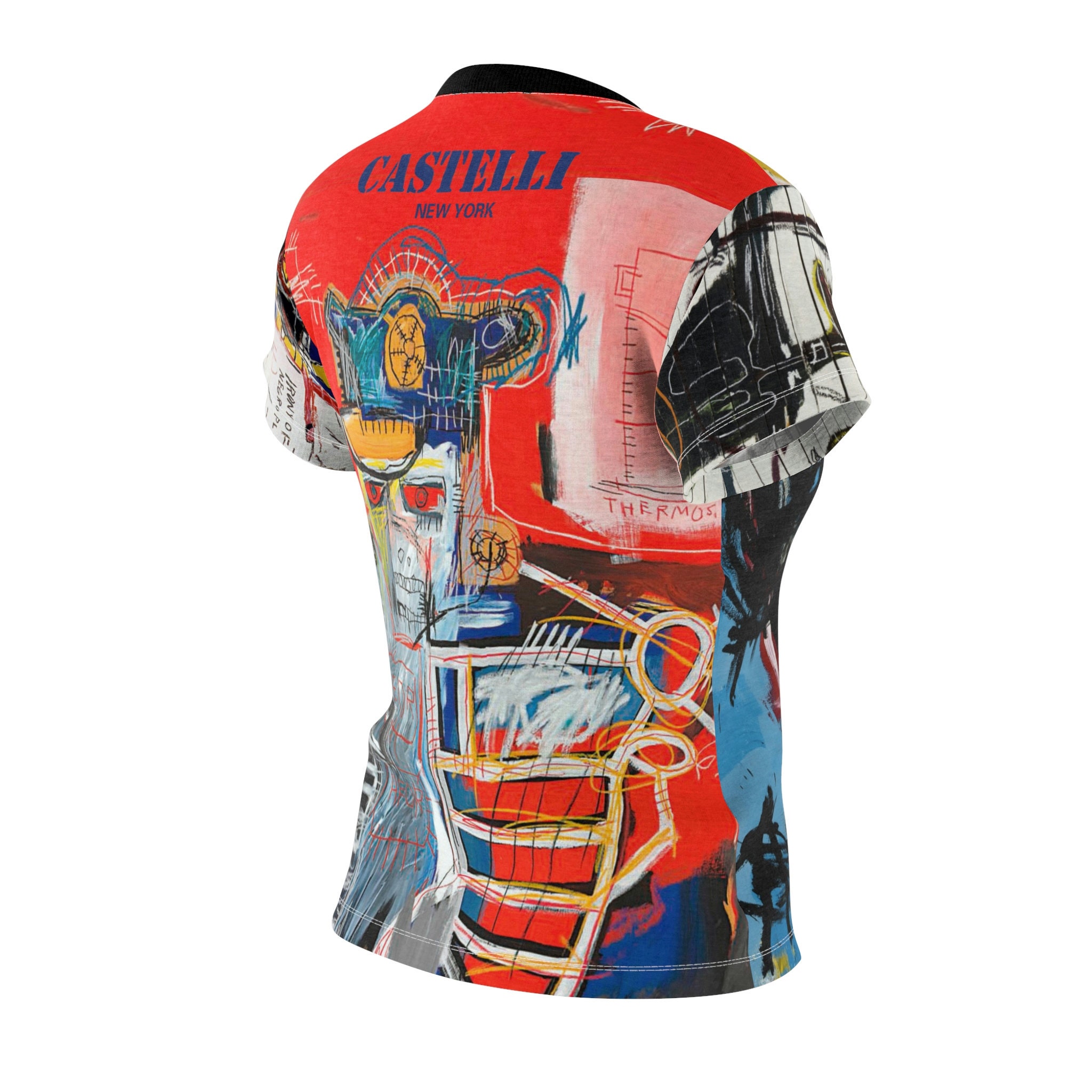 Jean-michel Basquiat Collage Woman's Tee Shirt by Castelli New York - Etsy