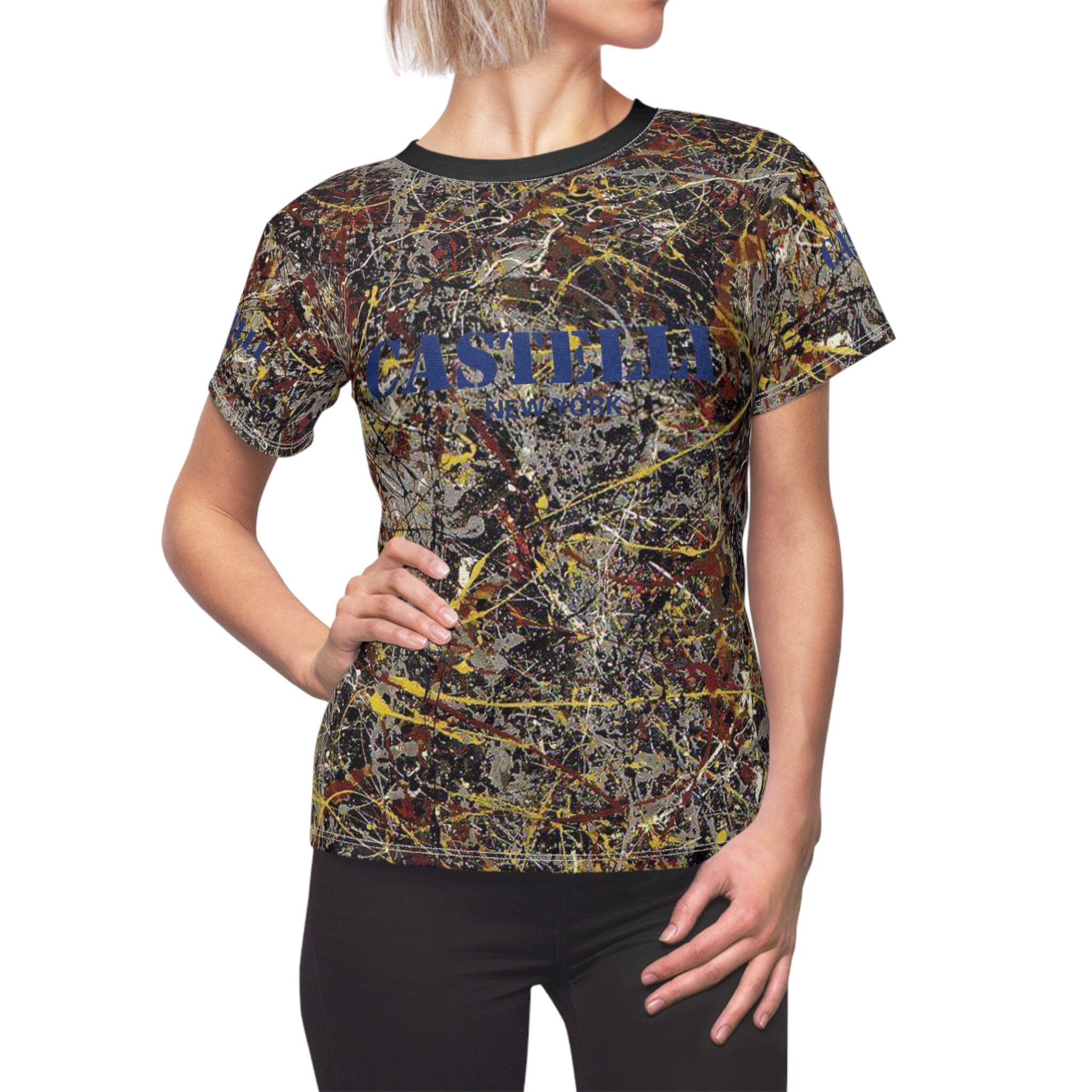 Jackson Pollock - Womens Tee Shirt by Castelli New York - Etsy