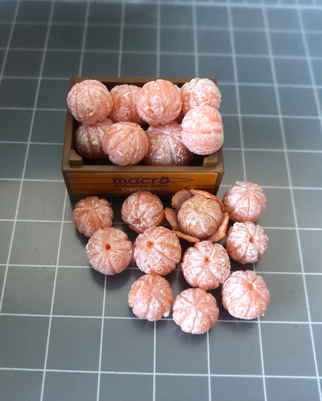 Miniature Tangerine 1:12 Scale - Etsy