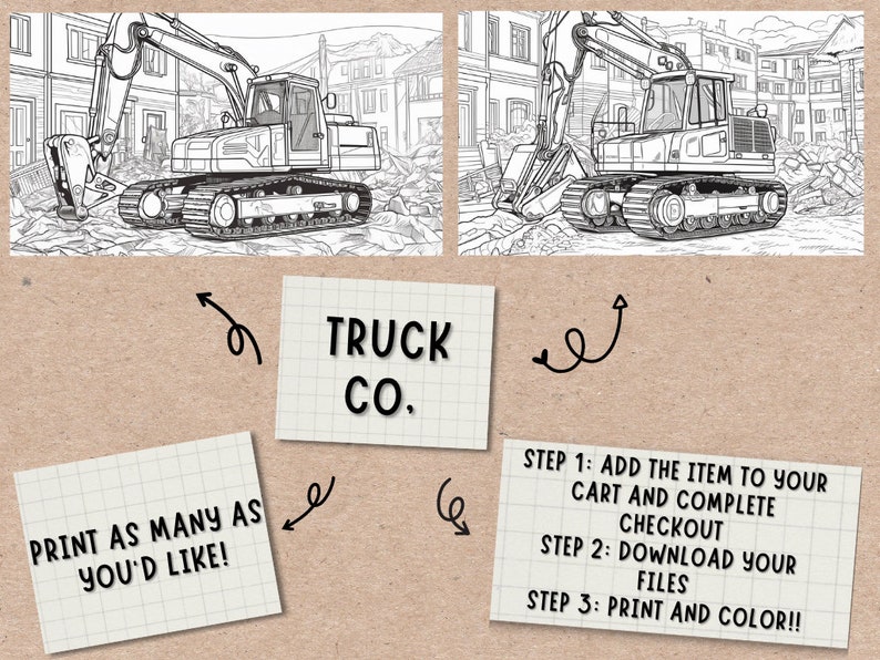 Construction Coloring Pages, Construction Printable, Construction Games ...