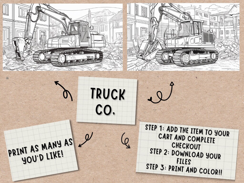 Construction Coloring Pages, Construction Printable, Construction Games ...