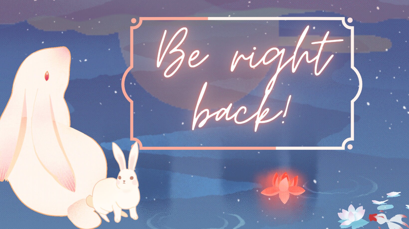 Animated Twitch Screens! 2 Versions Cozy Water Starting, Ending, BRB ...